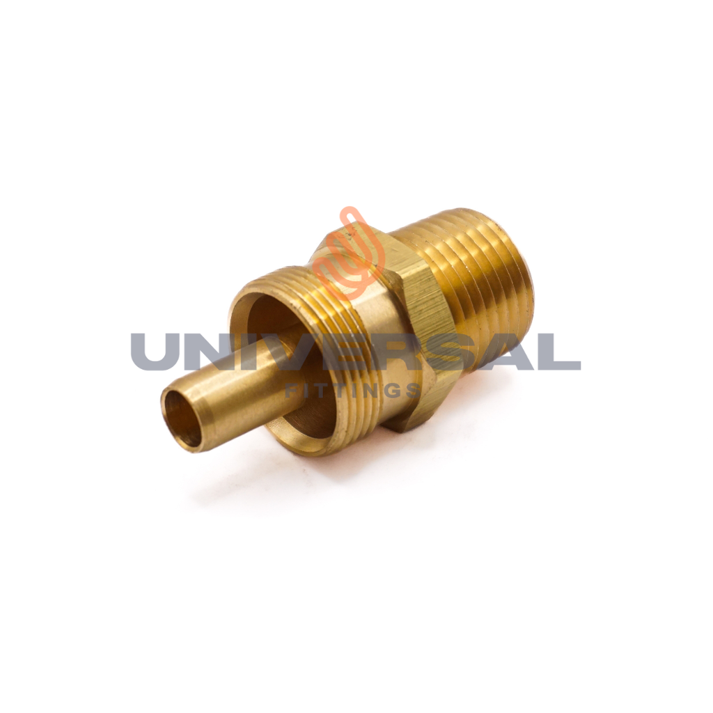U-AB-06-04-PR85 Cuerpo de Cople Macho 3/8" x 1/4" NPT | UNIVERSAL FITTINGS